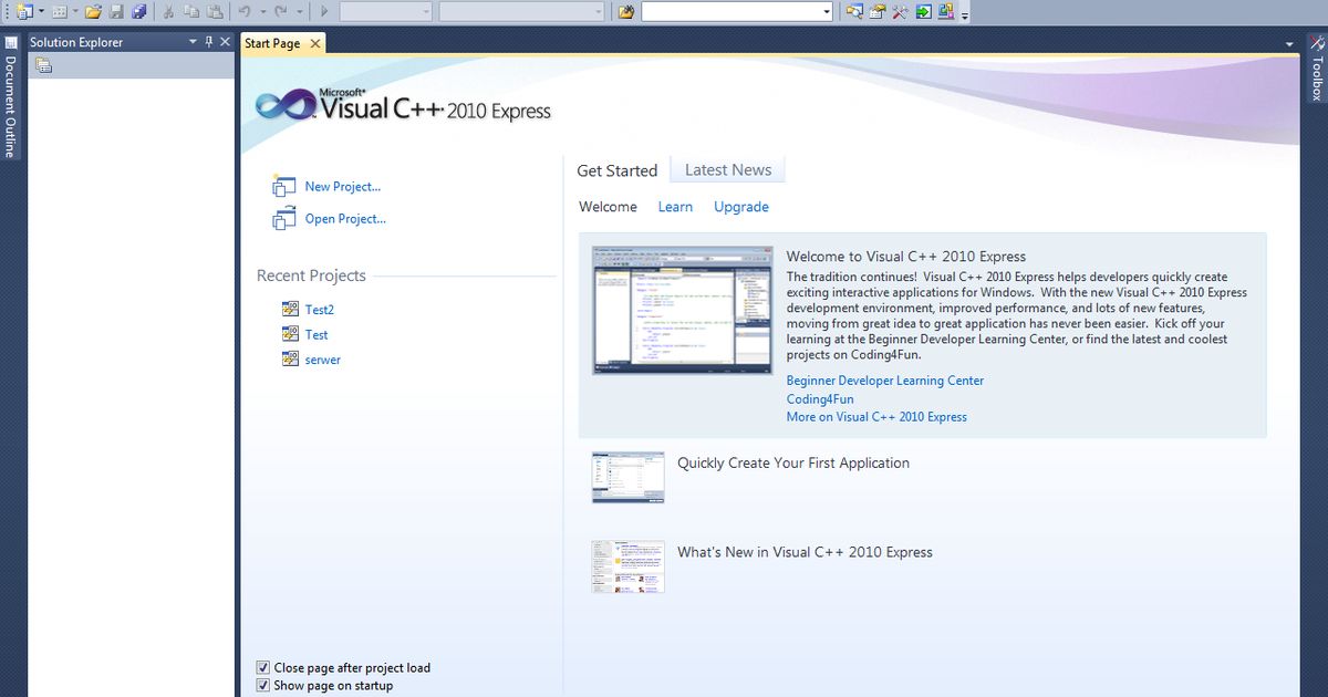 Visual C++ 2010 Express - dobreprogramy