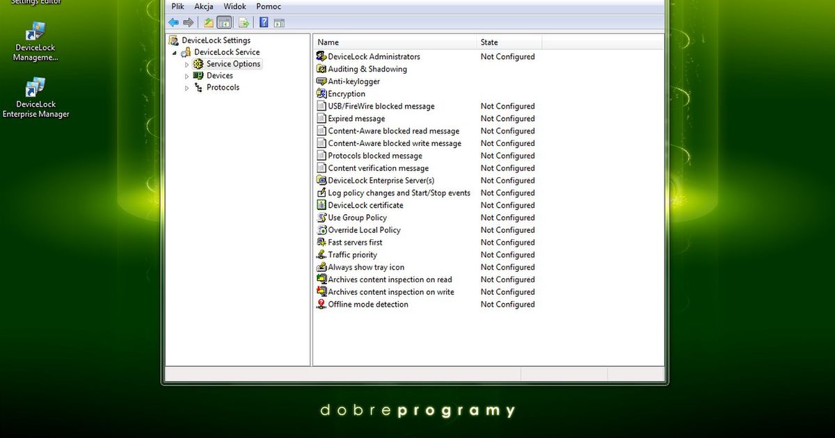 DeviceLock 9.0 - dobreprogramy