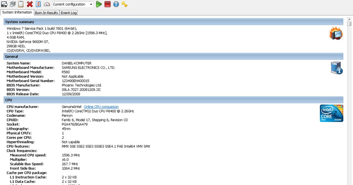 PassMark BurnInTest Pro 11.0 Build 1018 - dobreprogramy