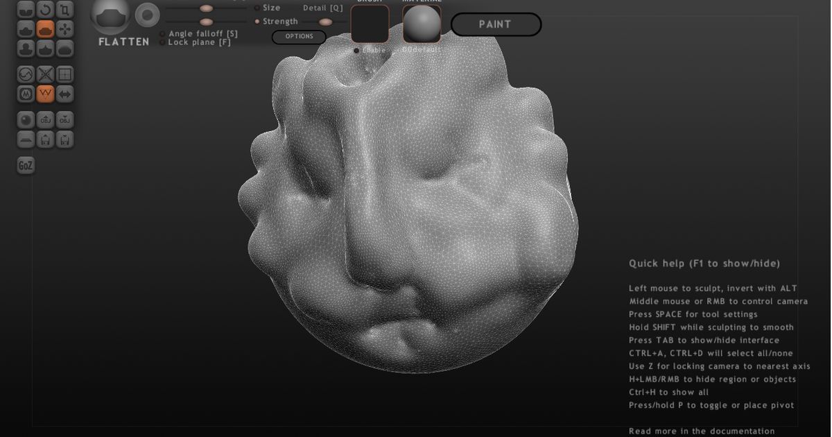 Sculptris 3D Alpha 6 - dobreprogramy