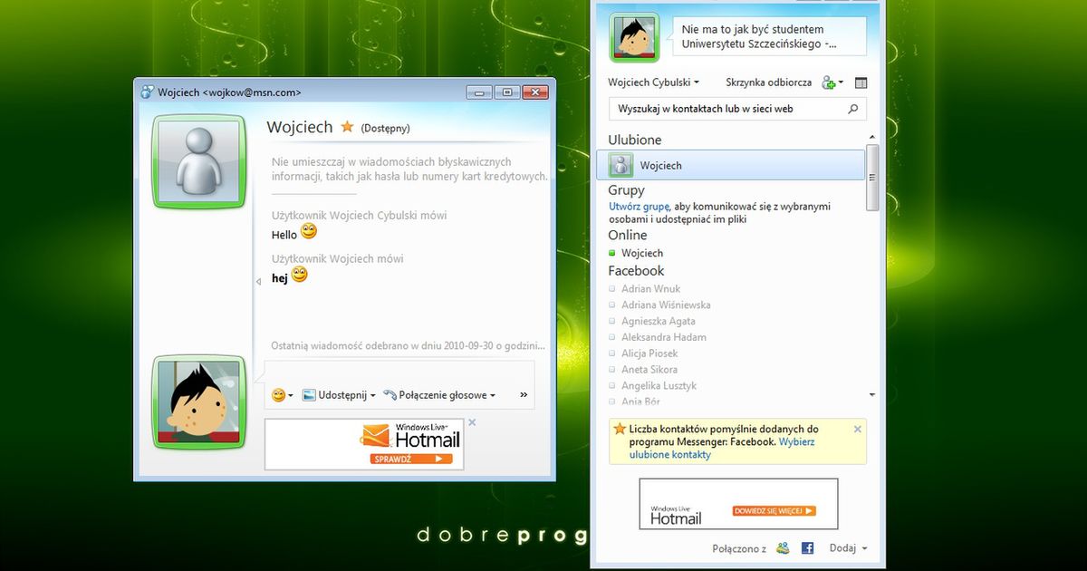 Windows Live Messenger 16.4.3528.331 - dobreprogramy