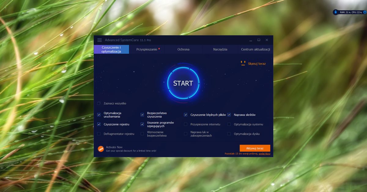 Advanced SystemCare PRO 15.5.0.267 - dobreprogramy