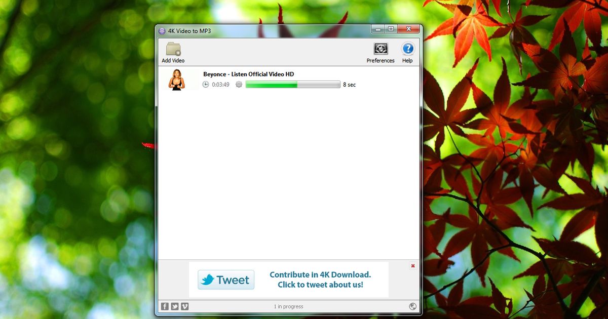 4K Video to MP3 3.0.1.936 - dobreprogramy