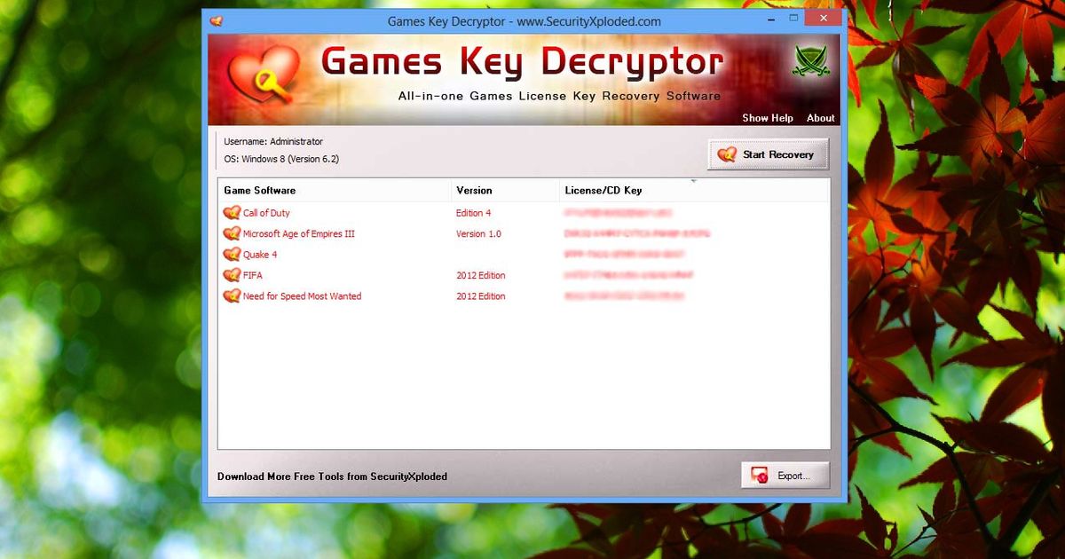 Games Key Decryptor 5.0 - dobreprogramy