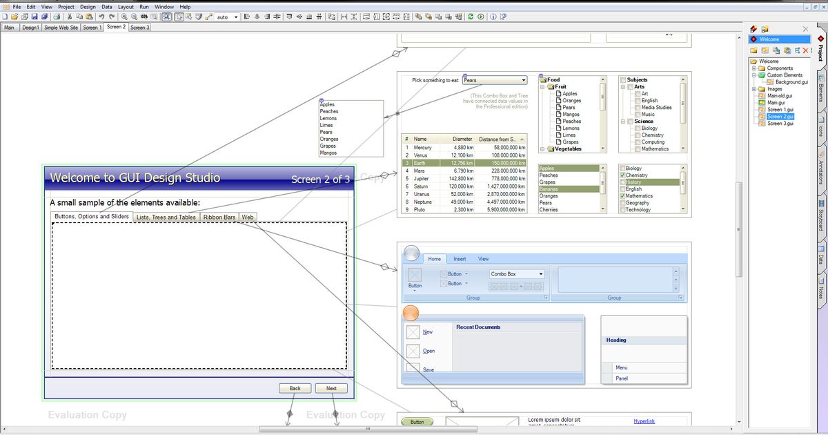 GUI Design Studio Professional 4.5 - dobreprogramy