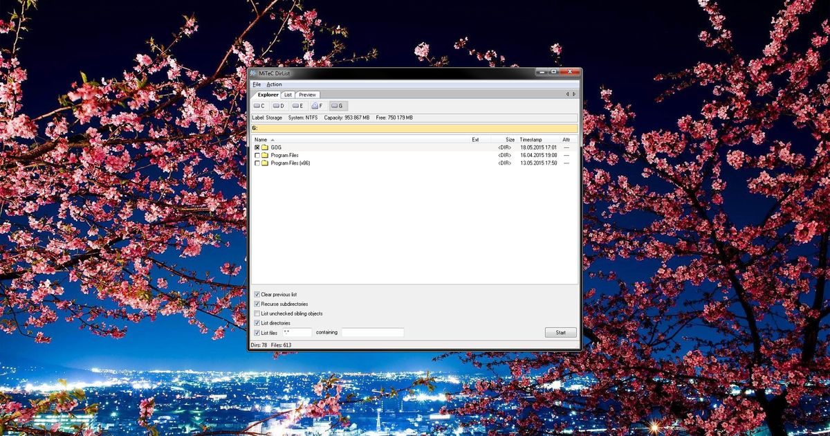 MiTeC DirList 1.2.5.0 - dobreprogramy