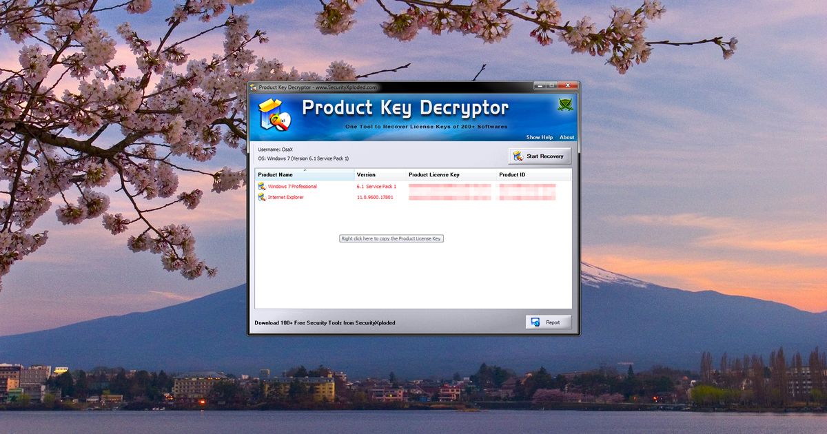 Product Key Decryptor 9.5 - dobreprogramy