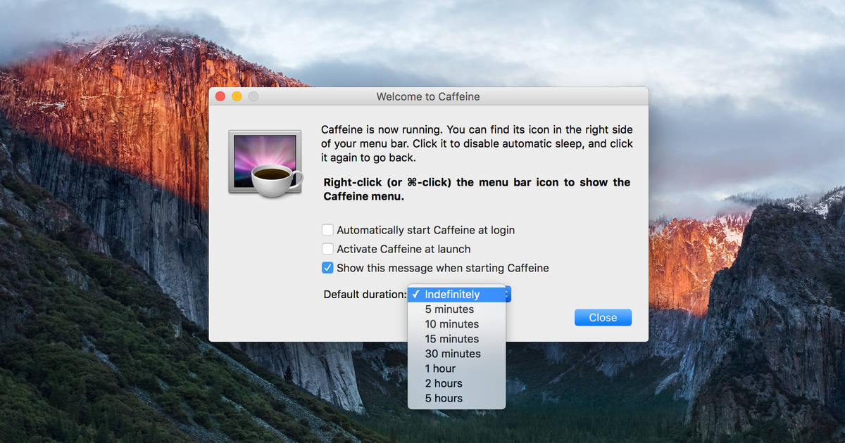 Caffeine 1.1.3 (macOS) - dobreprogramy