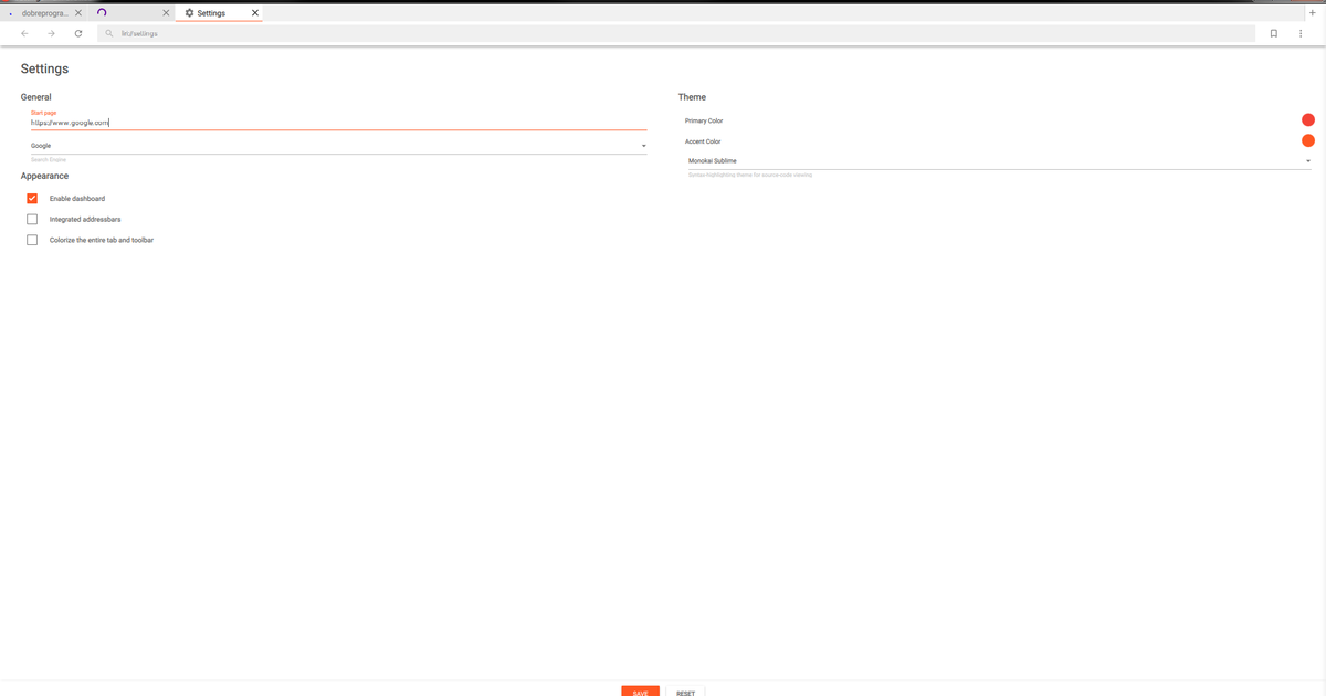 Liri Browser 0.3 - dobreprogramy
