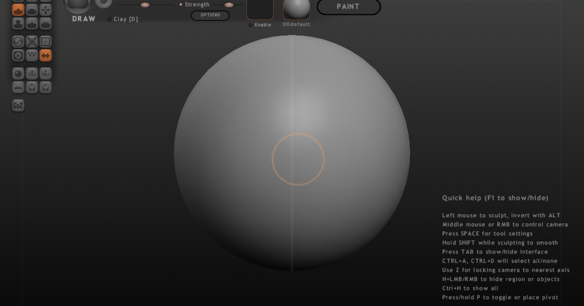 Sculptris Alpha 6 (macOS) - dobreprogramy
