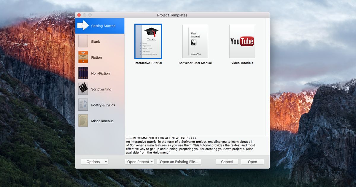 Scrivener 3.1.5 (macOS) - dobreprogramy