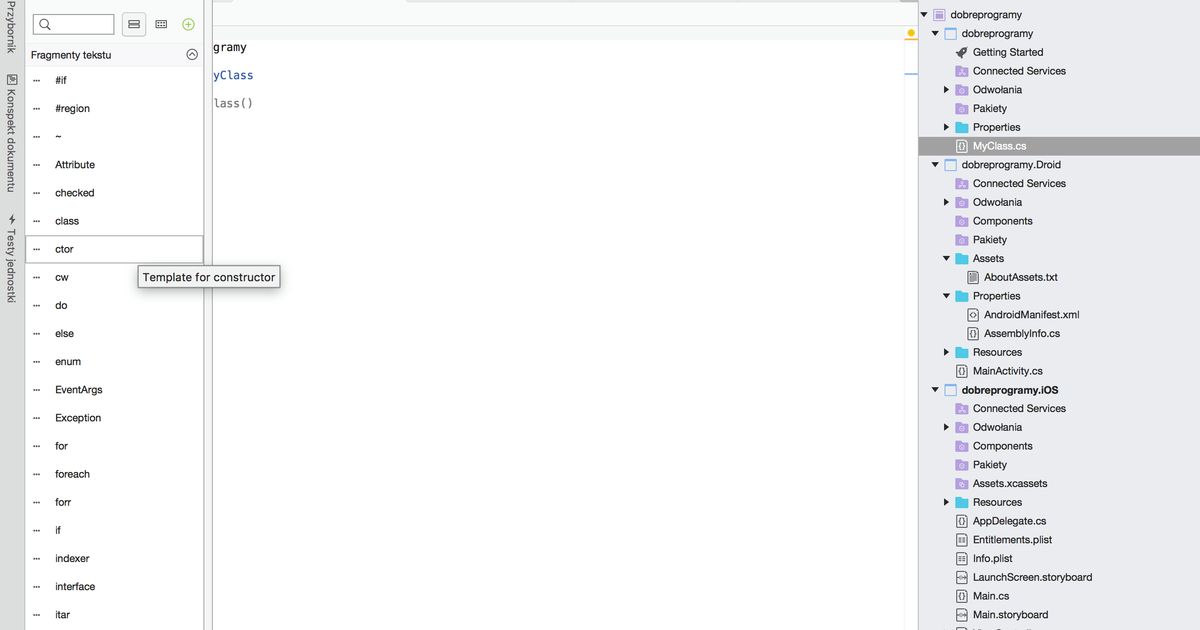 Visual Studio for Mac Preview (macOS) - dobreprogramy