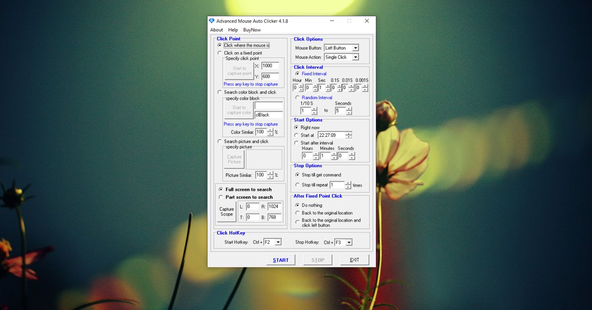 Advanced Mouse Auto Clicker 4.2.1 - dobreprogramy