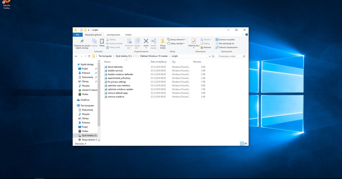 Debloat Windows 10 1.0 - dobreprogramy