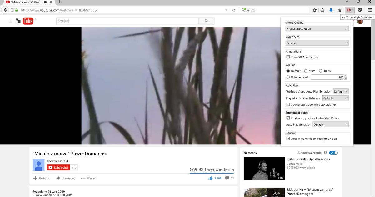 YouTube High Definition 63.1.5 - dobreprogramy