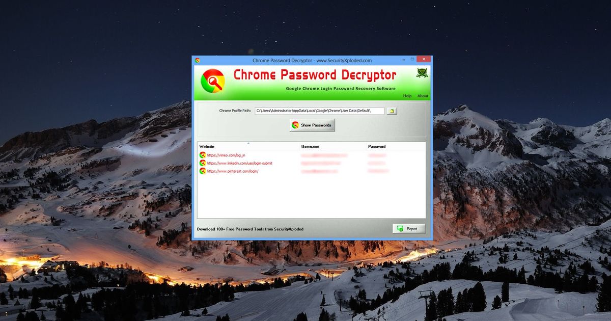 Chrome Password Decrypter 10.0 - dobreprogramy