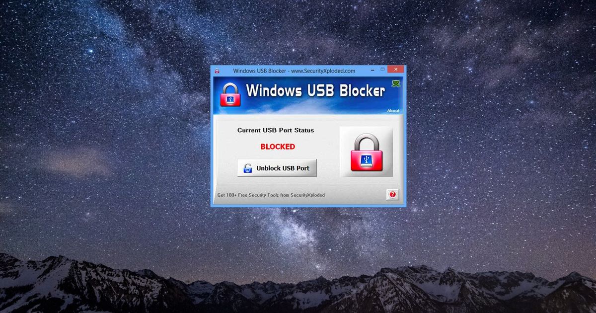 Windows USB Blocker 4.0 - dobreprogramy