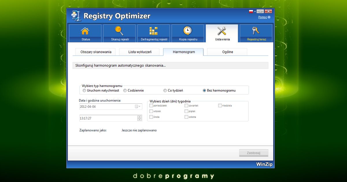 WinZip Registry Optimizer 4.22.2.22 - dobreprogramy