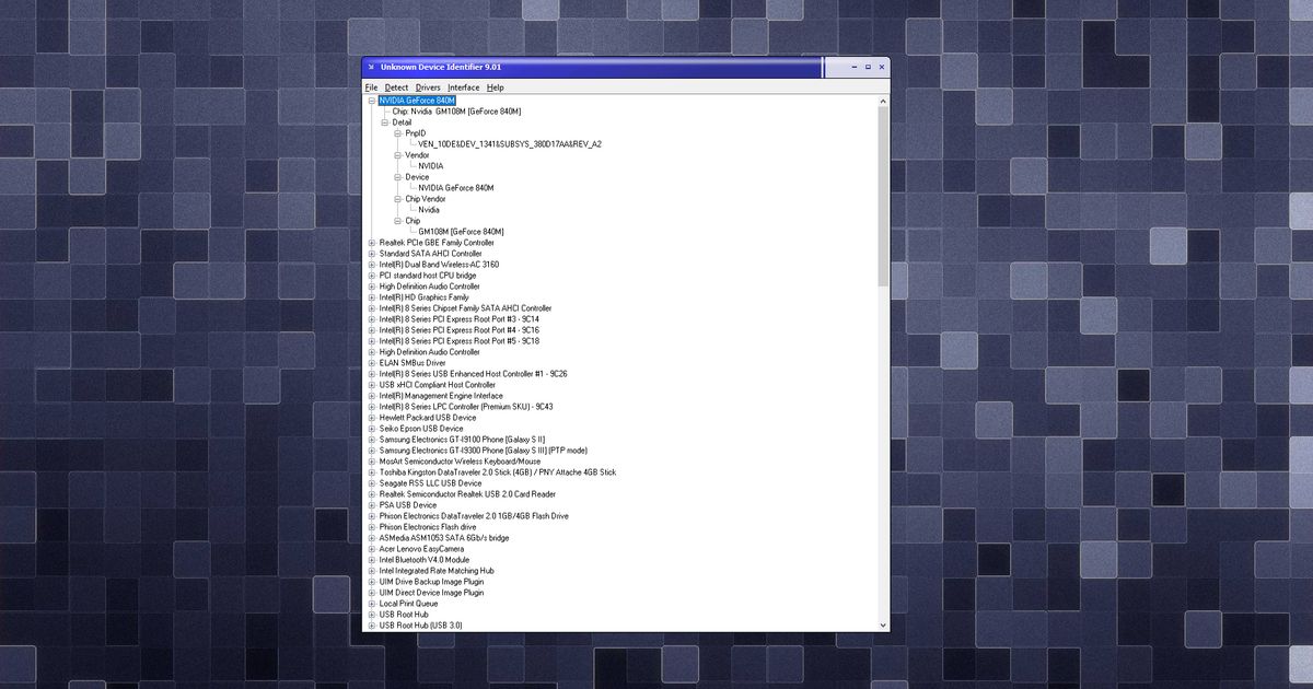 Unknown Device Identifier 9.01 - dobreprogramy