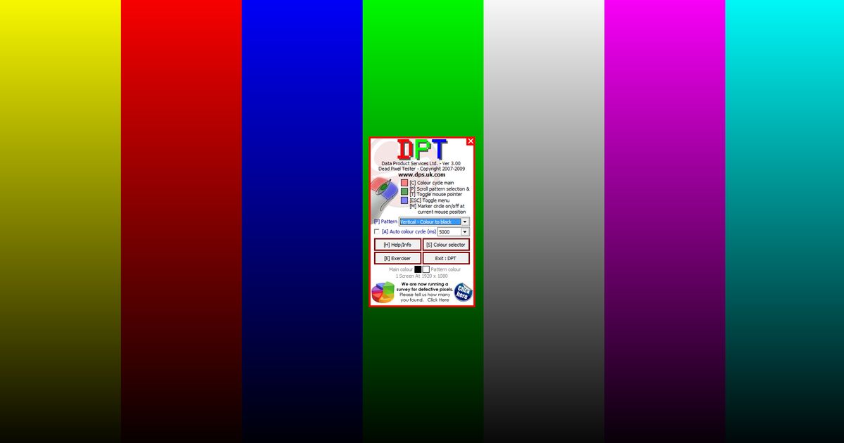 Dead Pixel Tester 3.0 - dobreprogramy