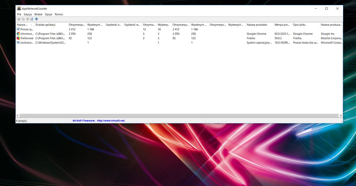 AppNetworkCounter 1.30 - dobreprogramy