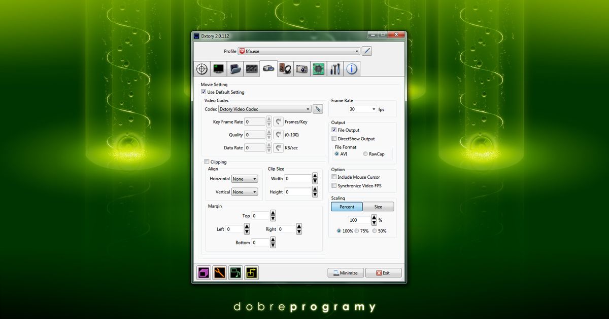 Dxtory 2.0.142 - dobreprogramy
