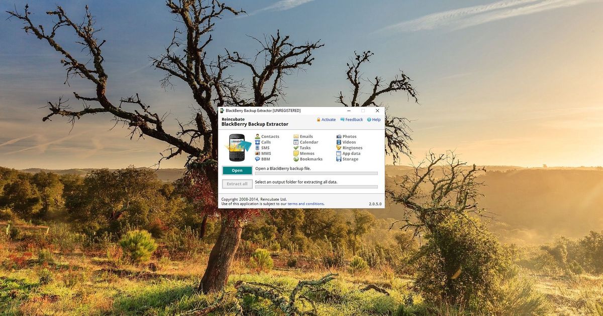 BlackBerry Backup Extractor 2.0.5.0 - dobreprogramy