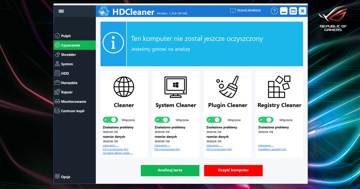 HDCleaner 2.095 - dobreprogramy