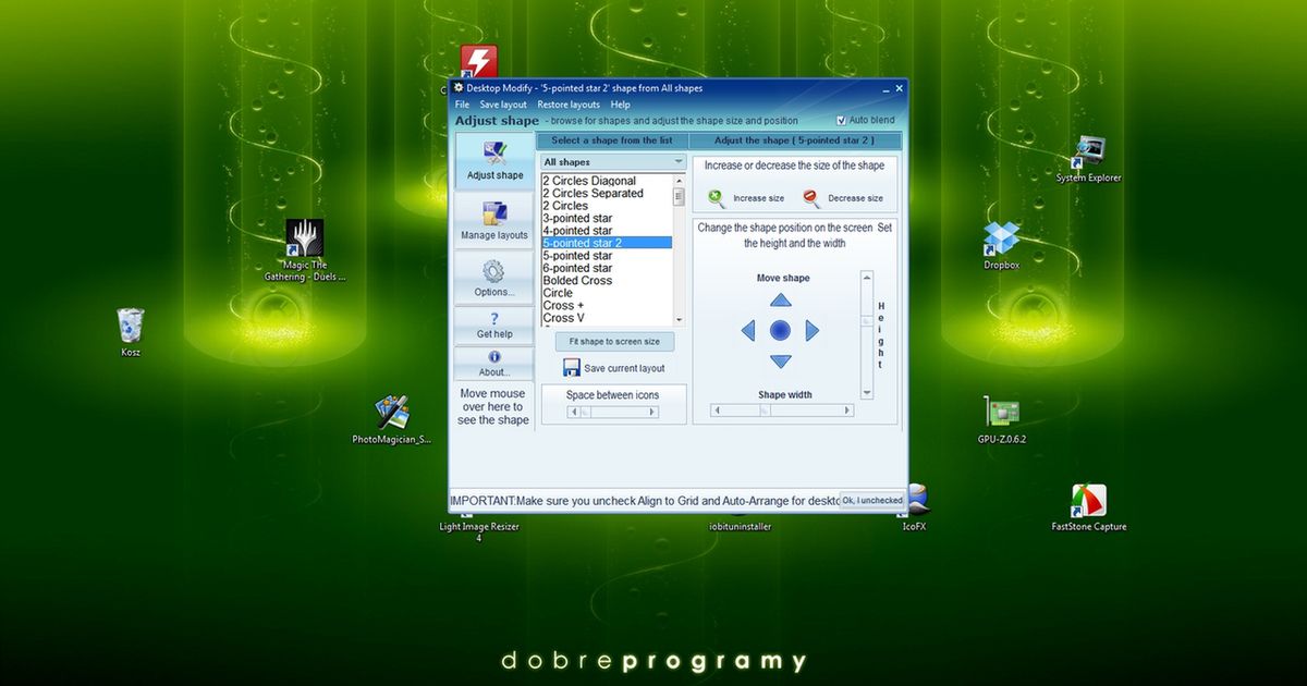 Desktop Modify 1.2.1 - dobreprogramy