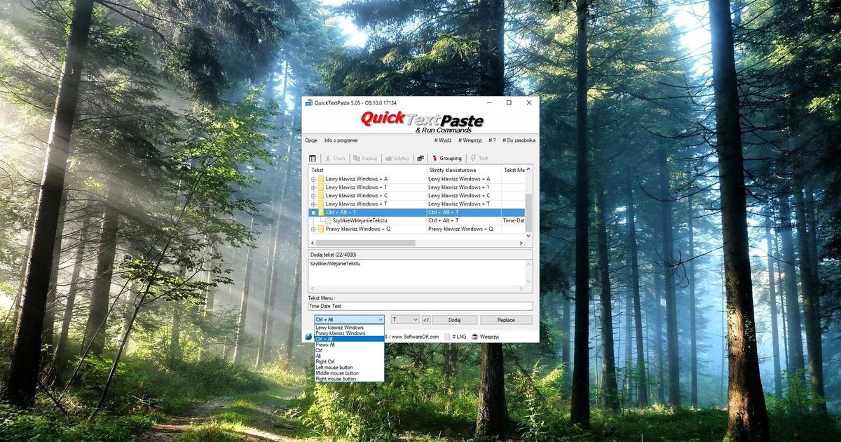 QuickTextPaste 9.35 - dobreprogramy