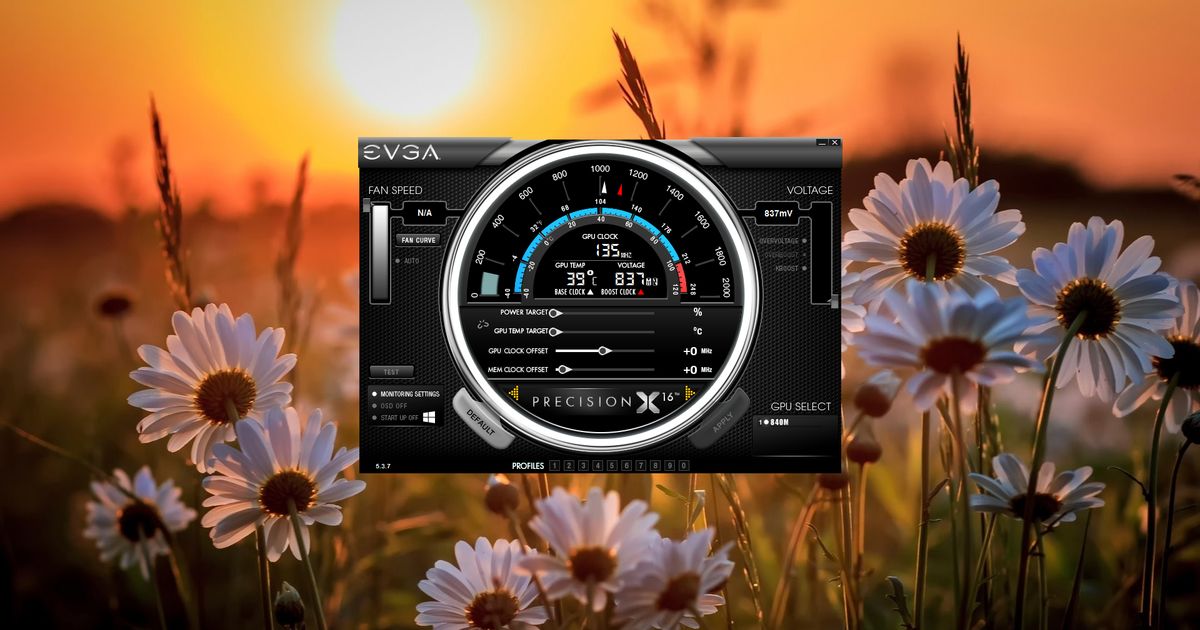EVGA Precision X 6.2.7 - dobreprogramy