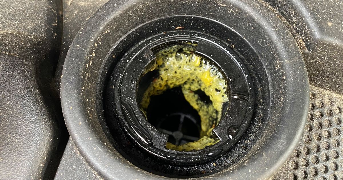 Understanding yellow sludge under the oil cap: A simple fix