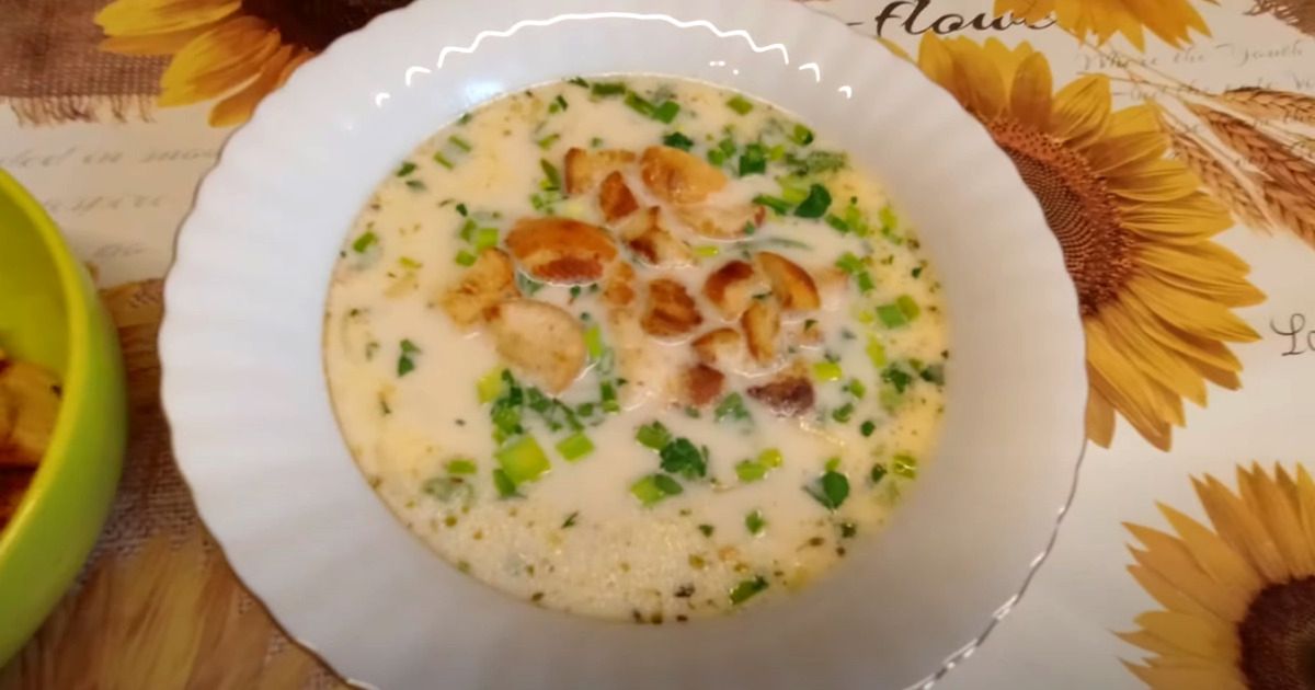 Wrzuć go do zupy kalafiorowej na sam koniec gotowania. Będzie ...