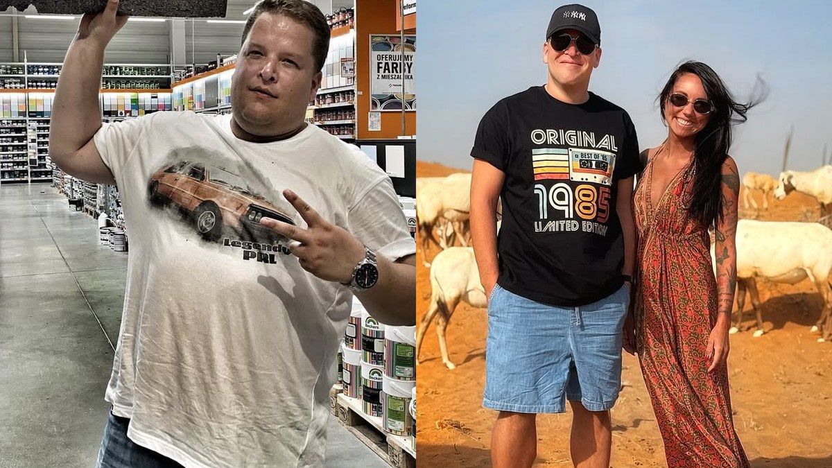Łukasz Lotek Lotkowski schudł 51 kilogramów. TEGO całkowicie pozbył się ...