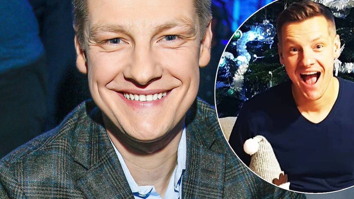 Marcin Mroczek jest gotowy na święta. Synowie pomogli mu ubrać choinkę ...