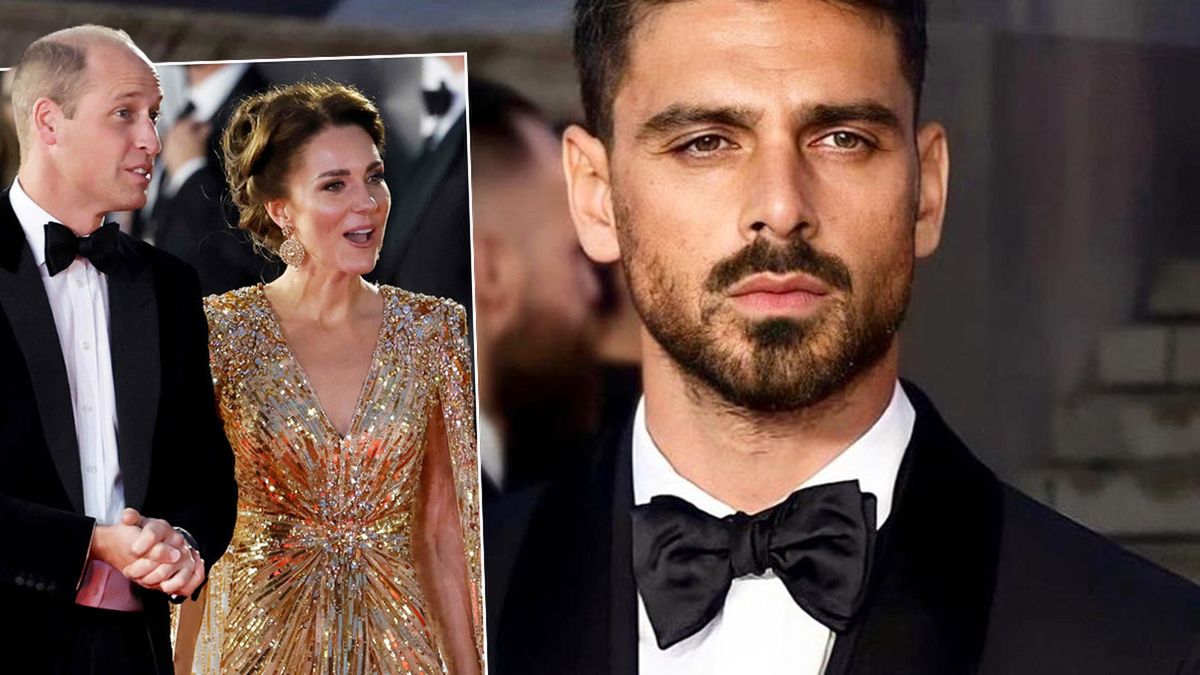 Michele Morrone obok księżnej Kate na premierze Jamesa Bonda. Sam ...