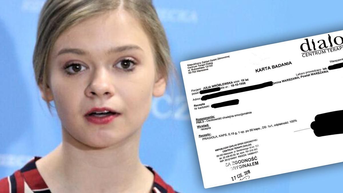 Julia Wróblewska walczy z chorobą psychiczną. Znana jest diagnoza ...