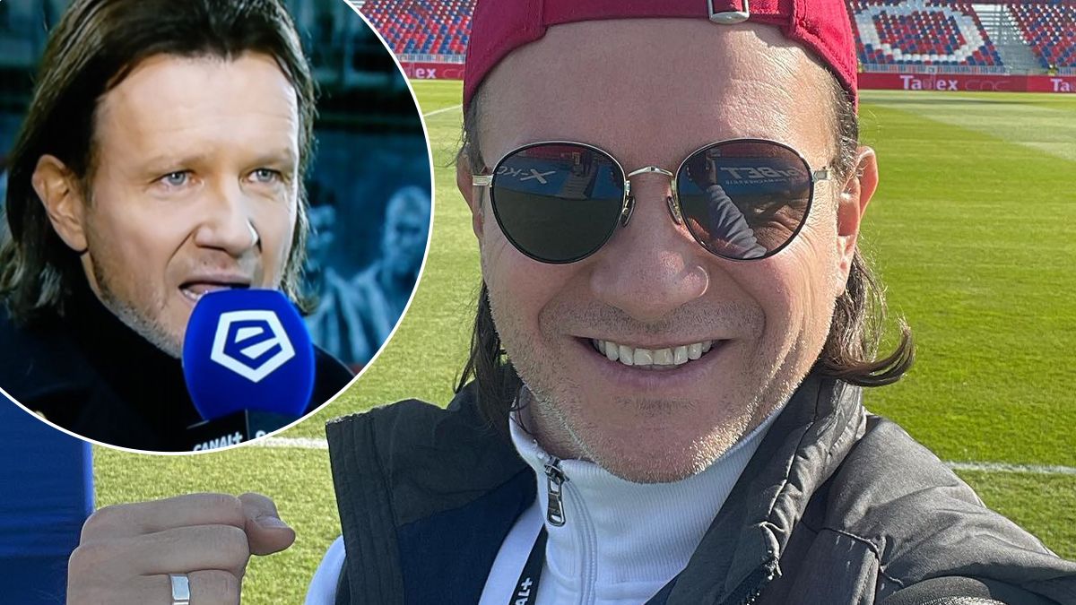 W co on się ubrał? Radek Majdan wparował na stadion tak wystylizowany ...