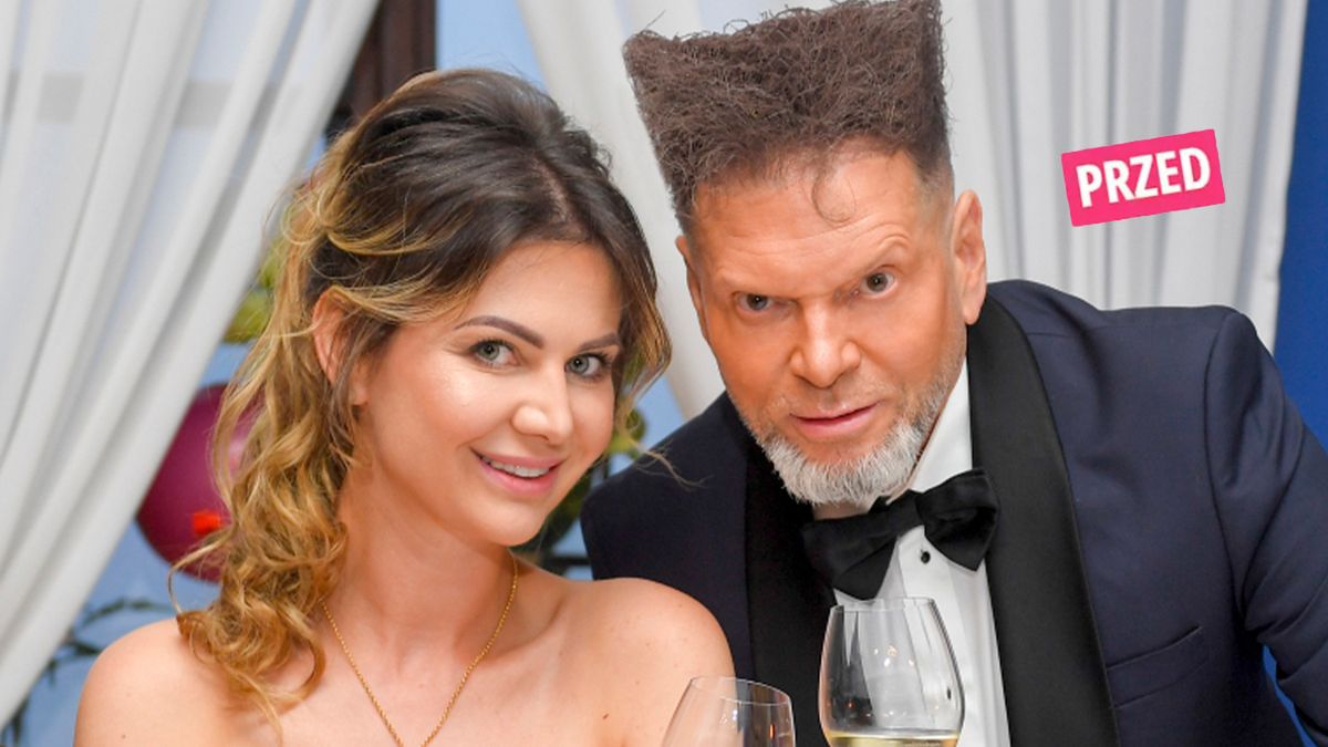 A co tu się wydarzyło? Żona Rutkowskiego na święta zaszalała z fryzurą ...