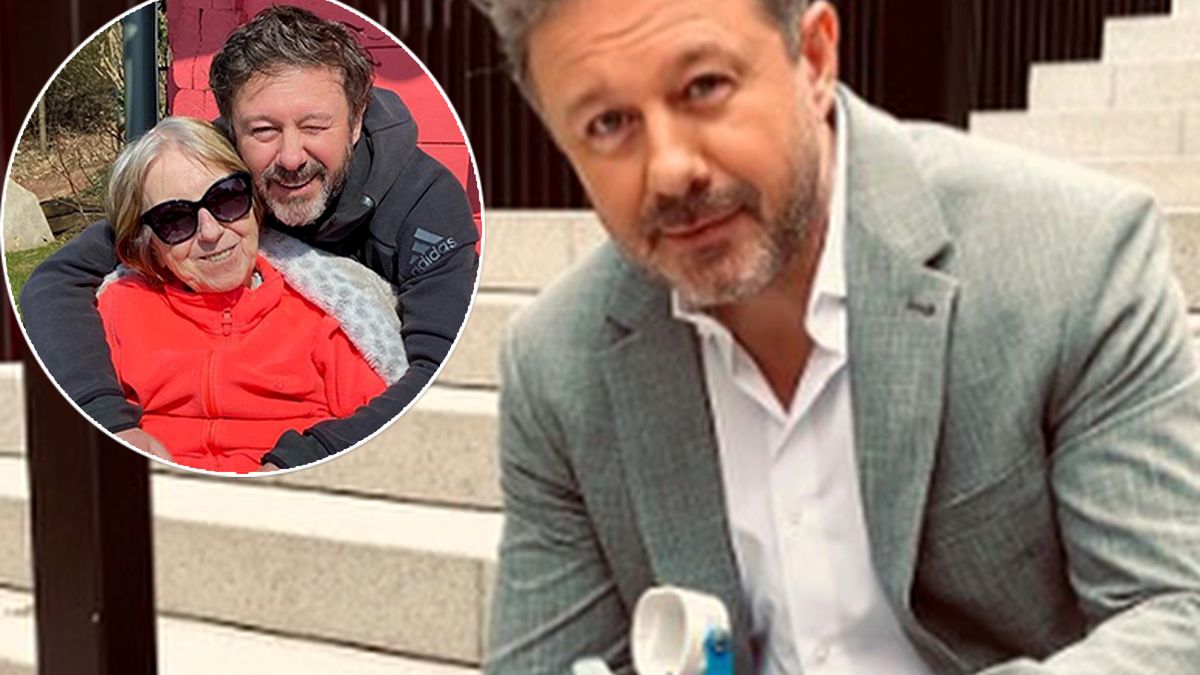 Piasek celebruje 51. urodziny. Towarzyszy mu mama. Pani Alicja także ma ...