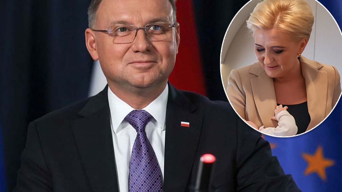 Andrzej Duda pokazał zdjęcie z noworodkiem. Jak Agata czule go przytula ...