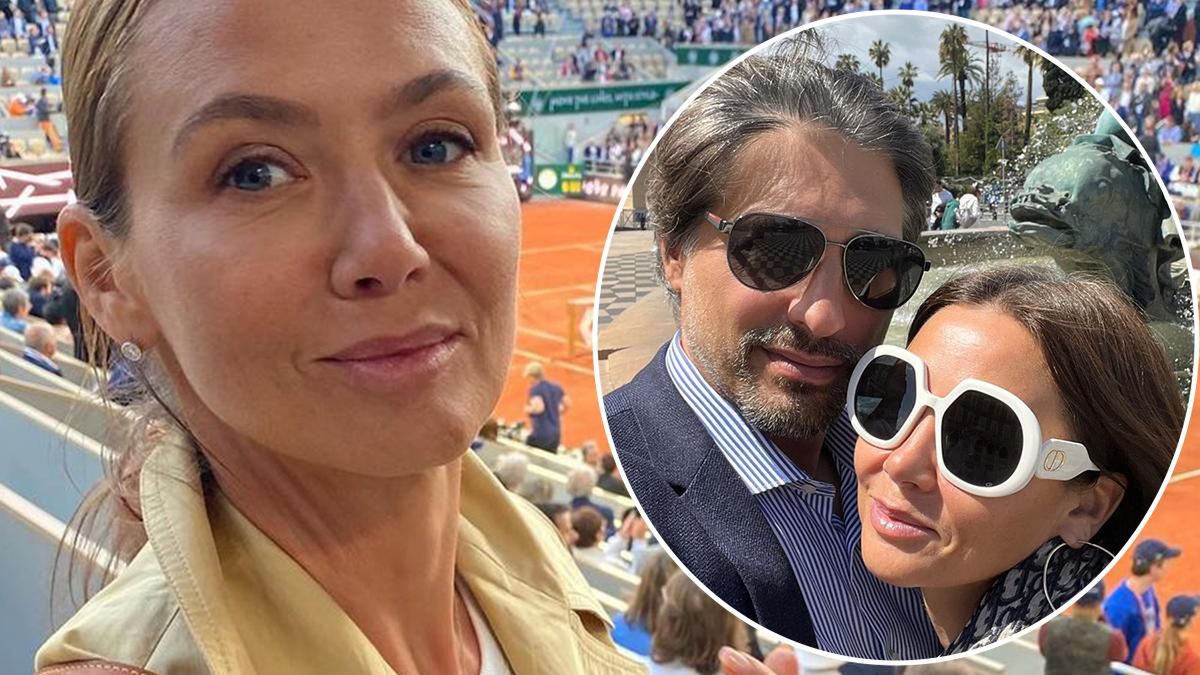 Kinga Rusin pozuje z partnerem, a my patrzymy na jej okulary. Ten model ...