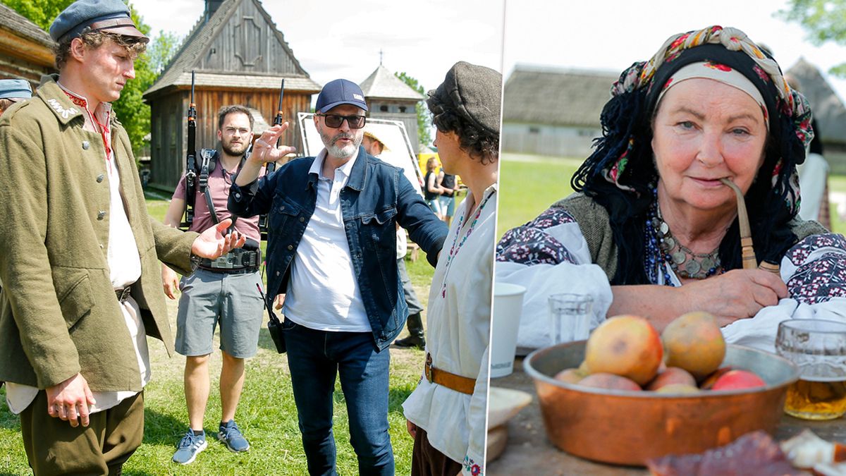 Anna Dymna i Artur Żmijewski na planie kontynuacji filmu "Sami swoi ...