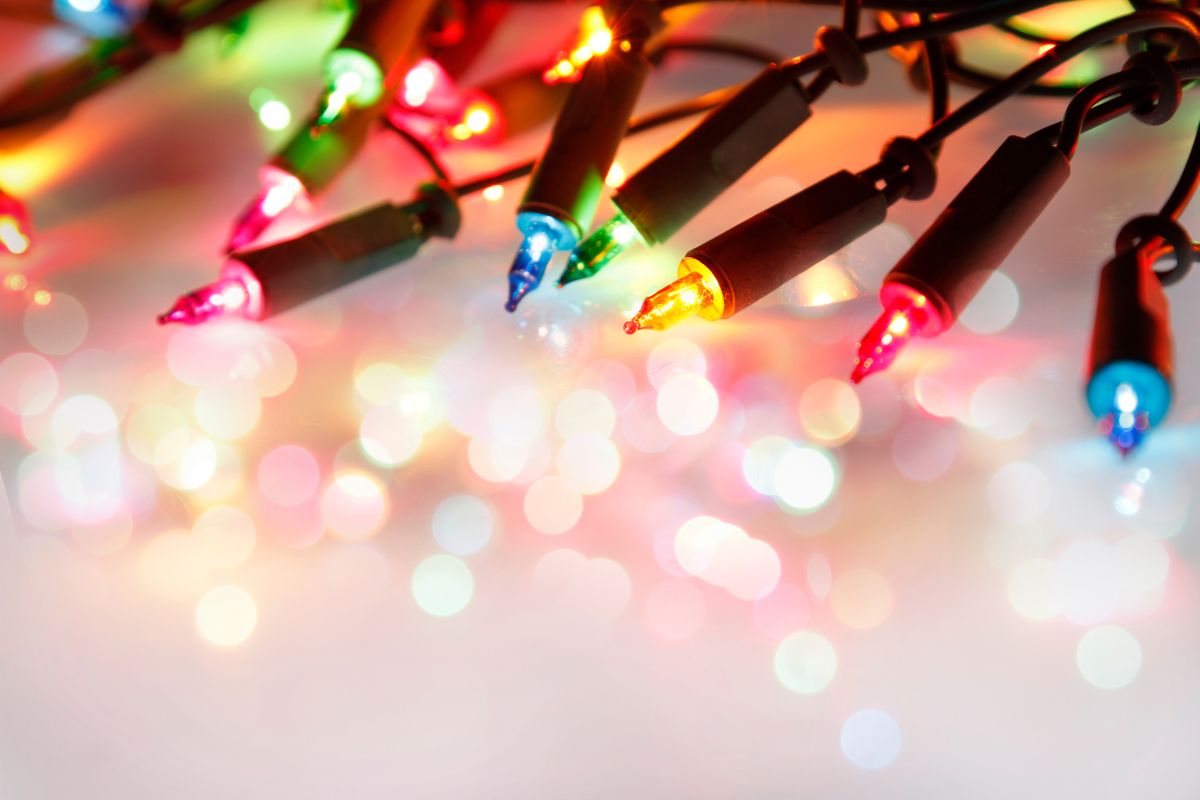 Unlock festive sparkle: Transform Christmas lights with a red bulb