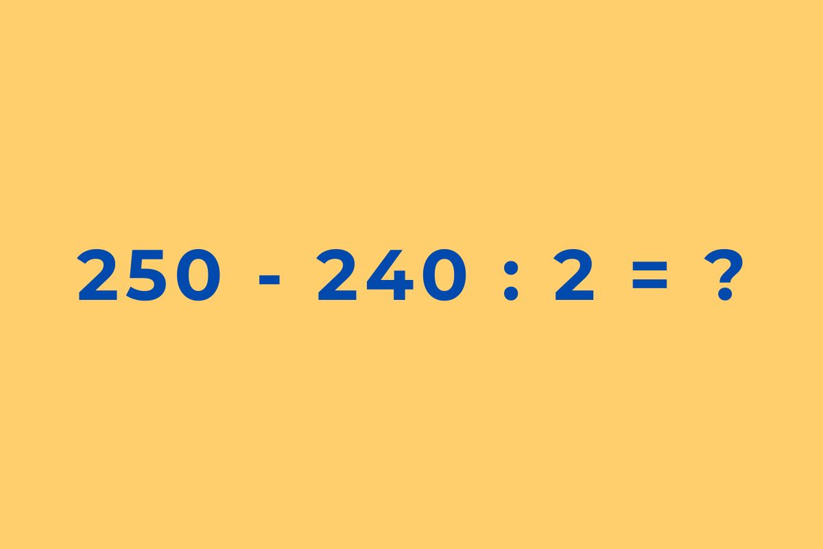 Can you crack the math equation causing a stir online? Here's a hint ...