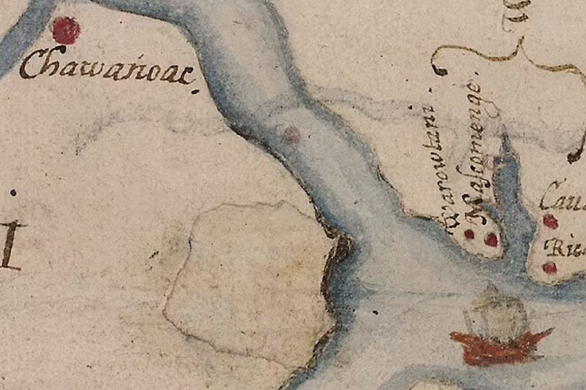 An ancient map may unlock the mystery of the lost Roanoke colony