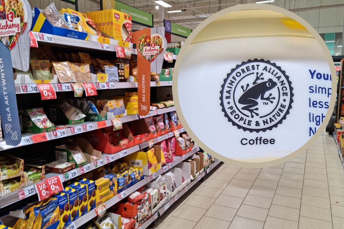 Logo z zieloną żabą na produktach spożywczych to ważna informacja ...