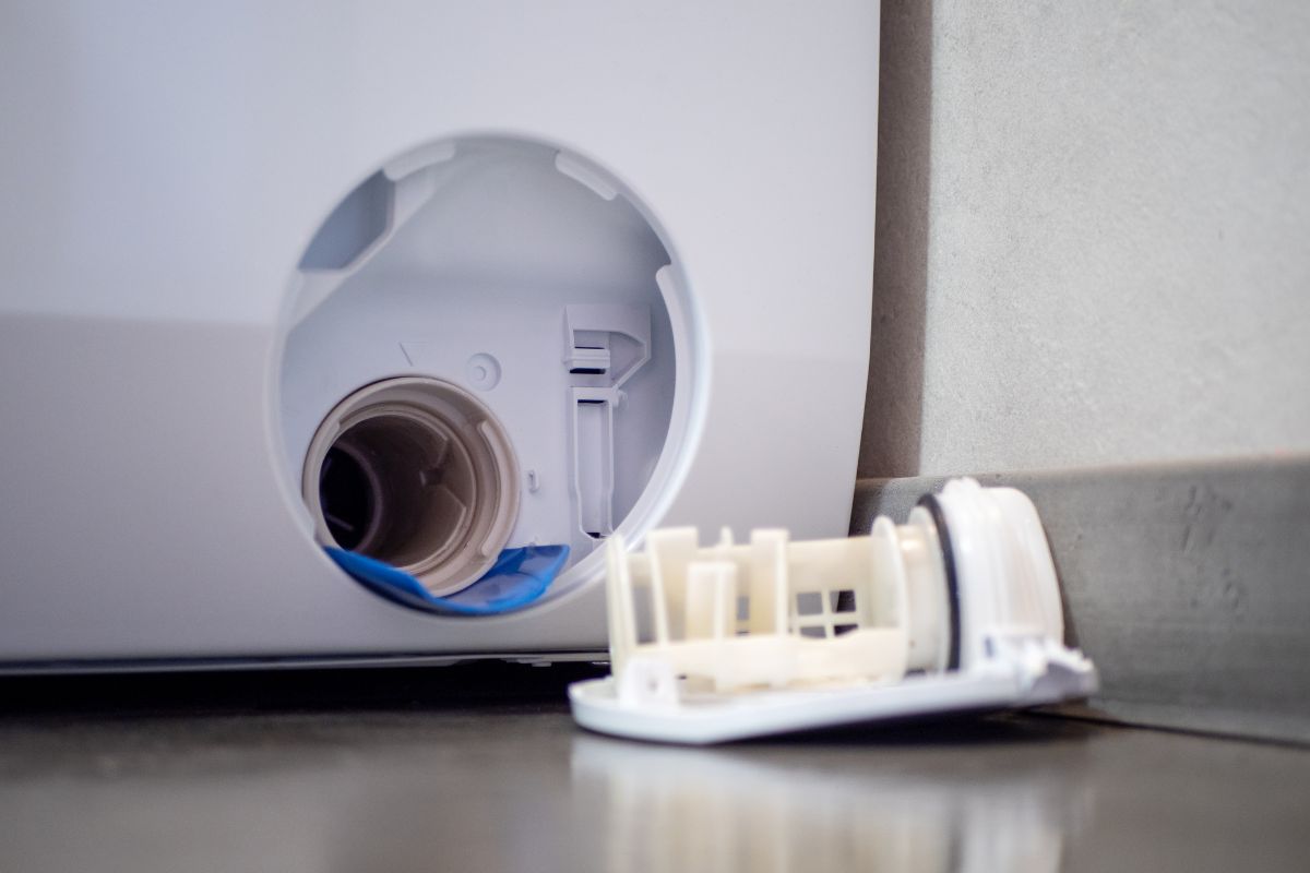 Easy hack to keep your washing machine filter clean