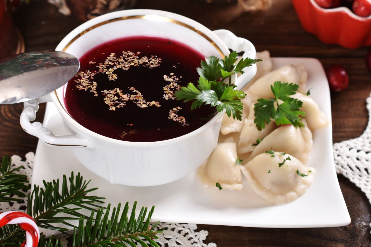 The art of perfecting Christmas Eve borscht with marjoram