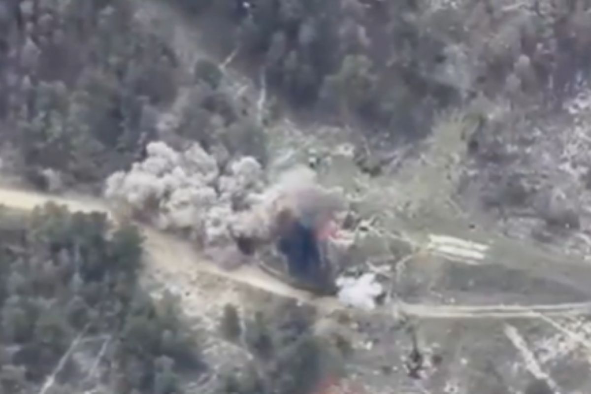 Ukrainian air force strikes, Russian drones downed in fierce battle